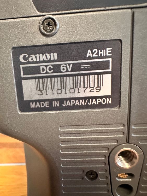 Canon Canovision A2 Hi8 – analoger Hi8-Camcorder (Gebraucht) in ...