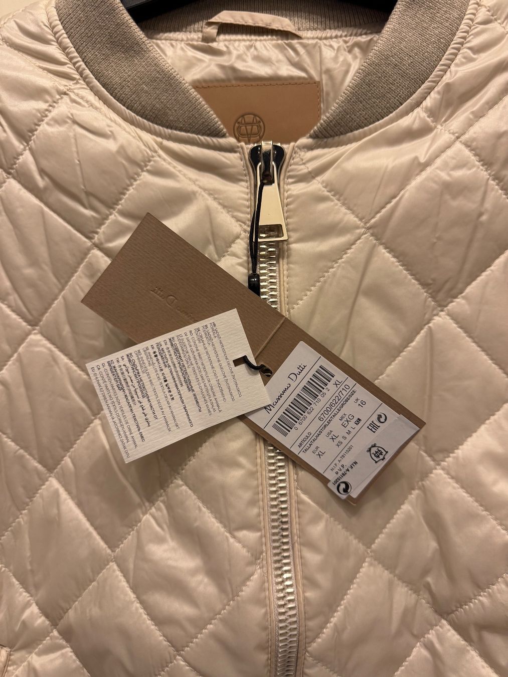 Veste Gilet femme MASSIMO DUTTI, beige, taille XL (Neuf avec emballage ...