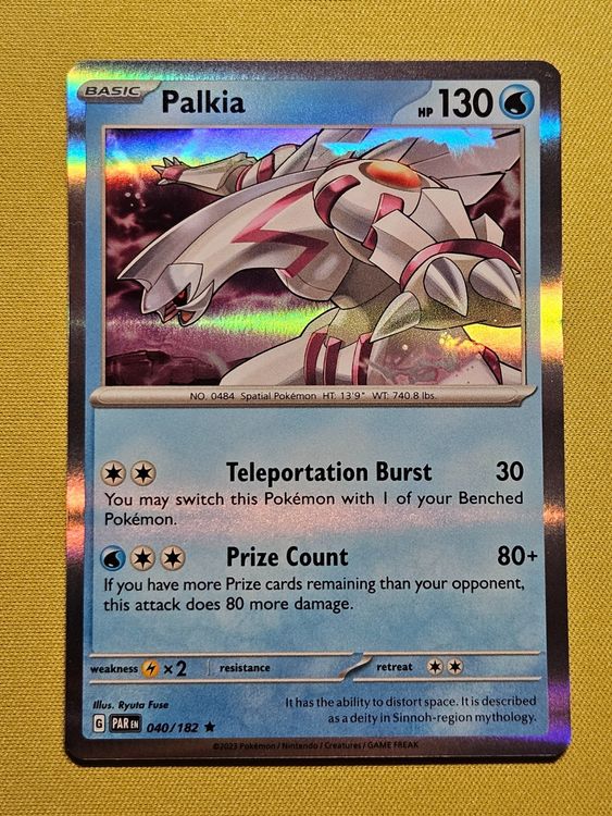 Paradox Rift - Palkia 040/182 EN (Gebraucht) in Bellinzona für CHF 0.6 ...
