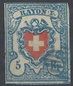 aa98/RAYON I No 17 II oblitéré (Gebraucht) in Fleurier für CHF 21 – mit ...
