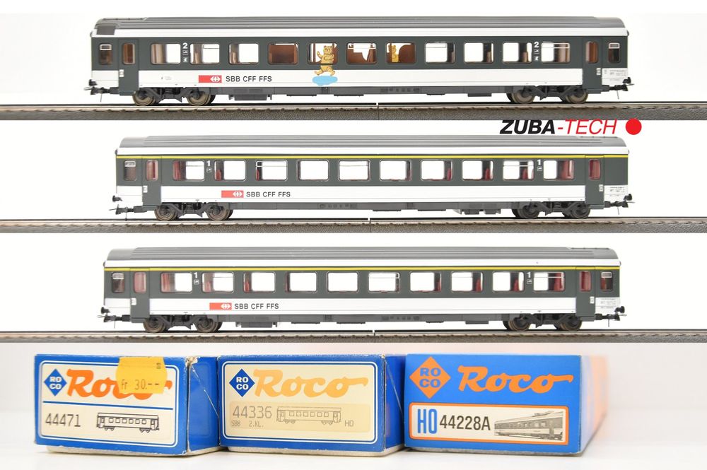 Roco 3x Personenwagen der EW IV SBB, H0 GS mit OVP | Kaufen auf Ricardo