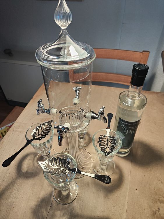 Absinth du Val-de-Travers mit Absinth Fontäne (Neu (gemäss Beschreibung ...