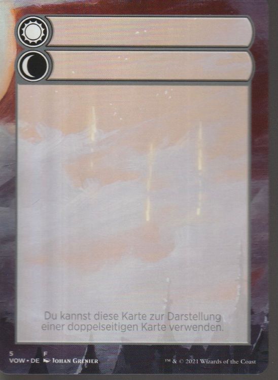 TCG Magic The Gathering MTG De VOW F5 Helper card ( V5 ) (Neu (gemäss Beschreibung)) in Vezia ...