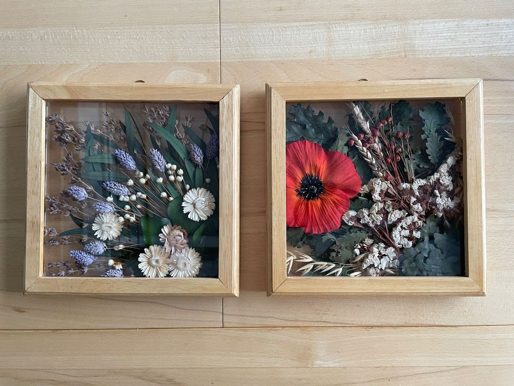 2 Blumenbilder von Creations Alpac France | Kaufen auf Ricardo