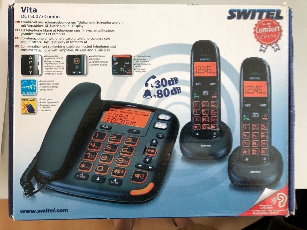 Seniorentelefon Switel DCT50073 Combo (Neu (gemäss Beschreibung)) in Wabern für CHF 89 – mit ...