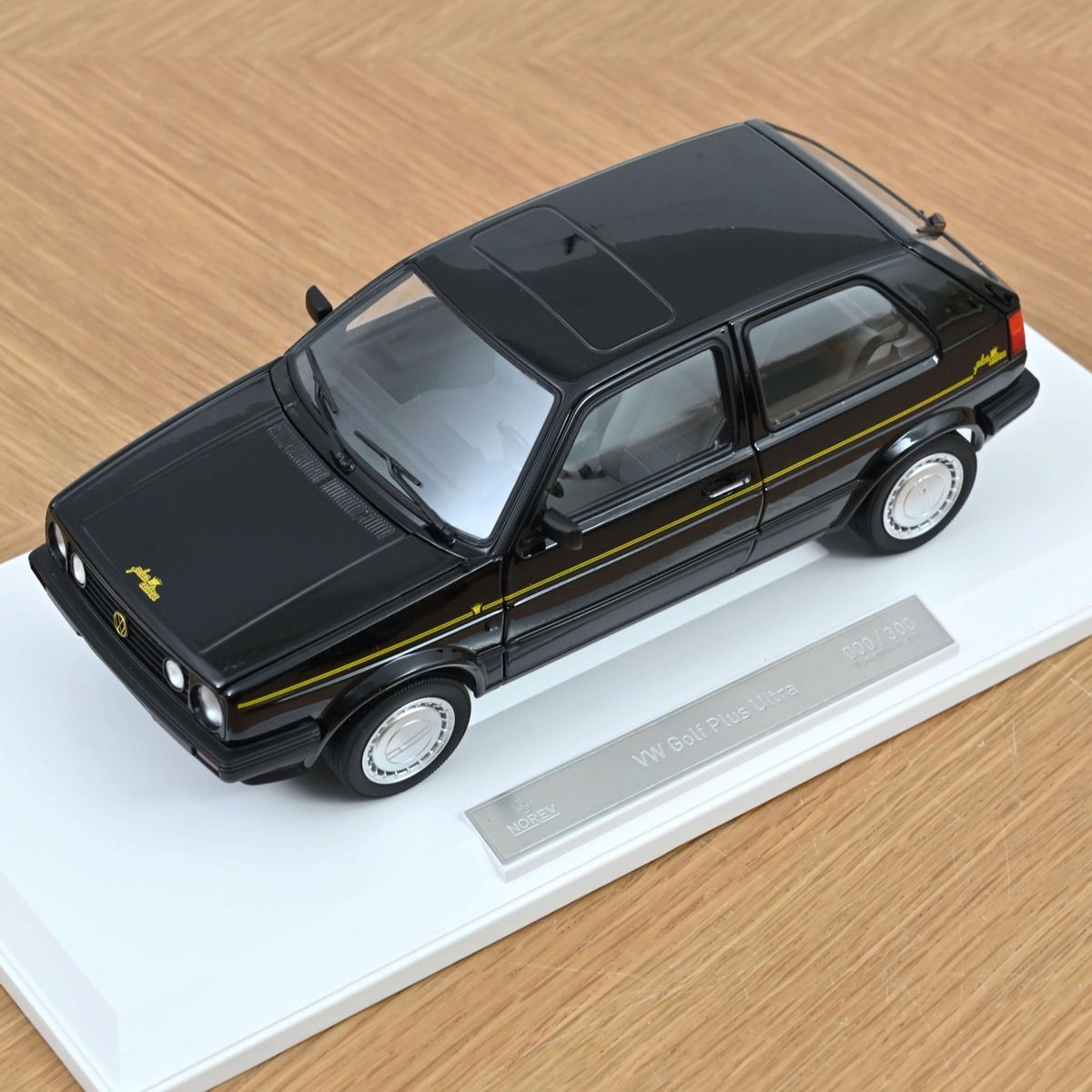 VW GOLF 2 PLUS ULTRA 1990 BLACK 1:18 NOREV (Neu und originalverpackt ...