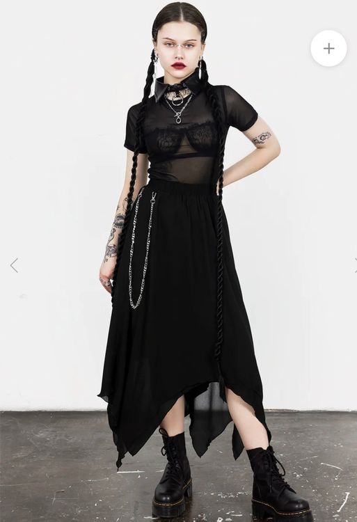 (KOPIE) Disturbia gothic Rock grunge punk wednesday | Kaufen auf Ricardo