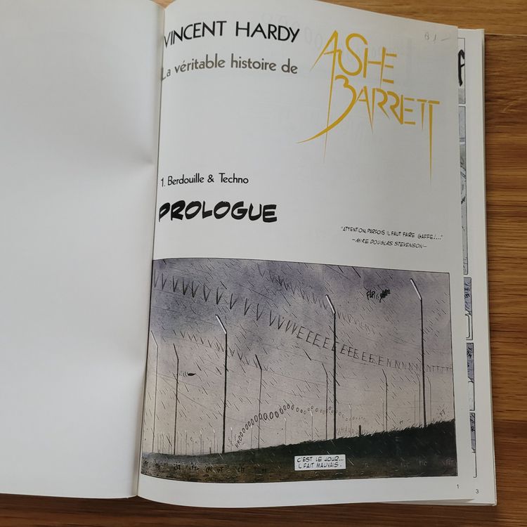 BD EO La Véritable Histoire De Ashe Barret 1.(Vincent Hardy) (D ...