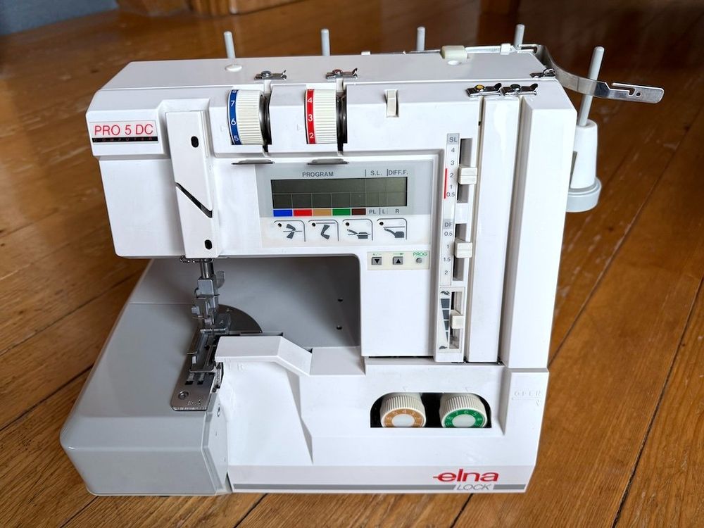 Elna Pro 5 DC Overlock Maschine (Gebraucht) in Therwil für CHF 99 – nur Abholung auf Ricardo kaufen