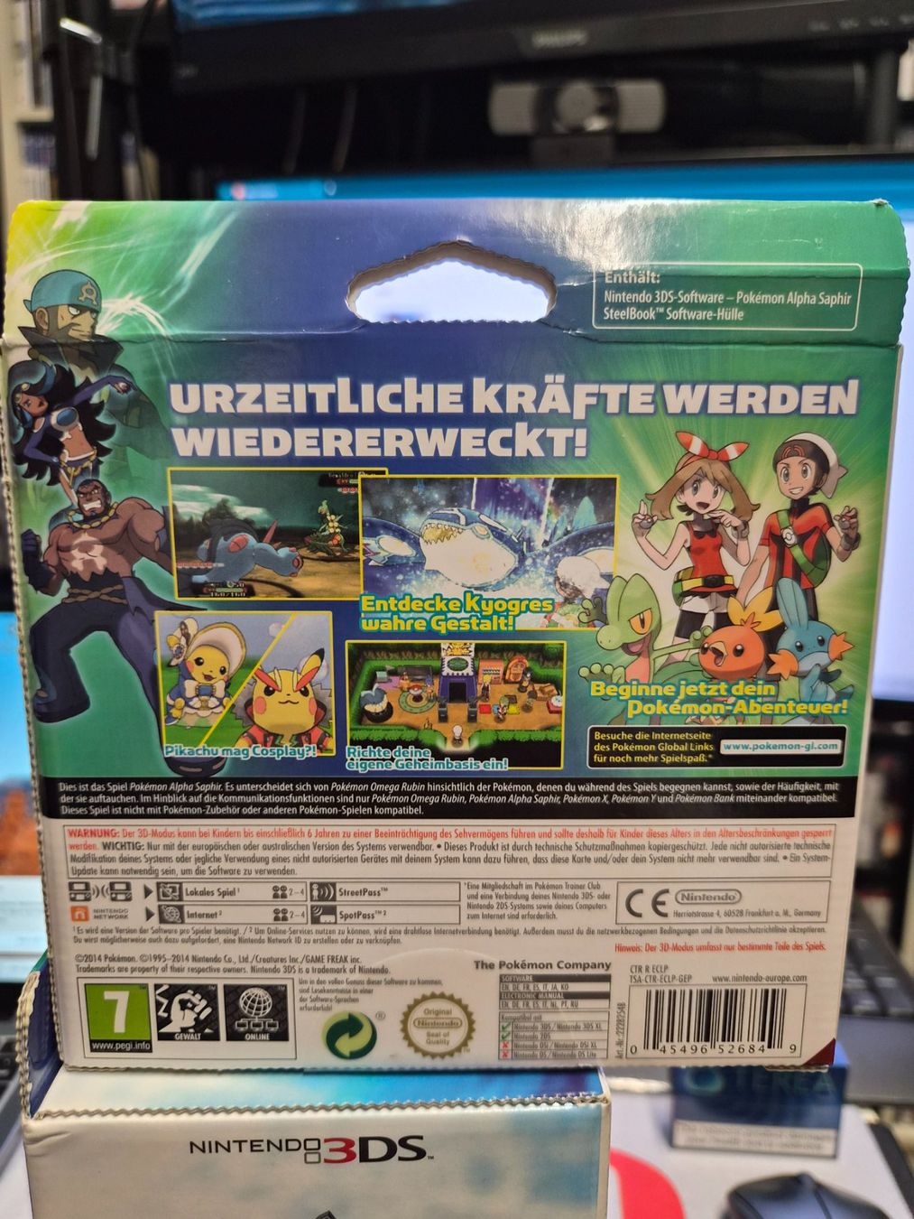 Pokemon Alpha Saphir Limited Edition Nintendo 3DS Top! (Neu (gemäss ...