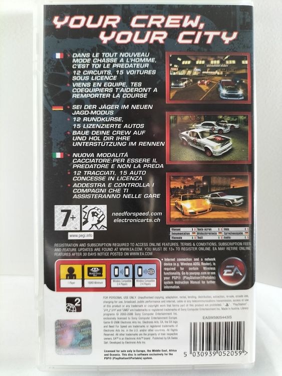 Nfs Need For Speed Carbon - Own the City (PSP) | Kaufen auf Ricardo