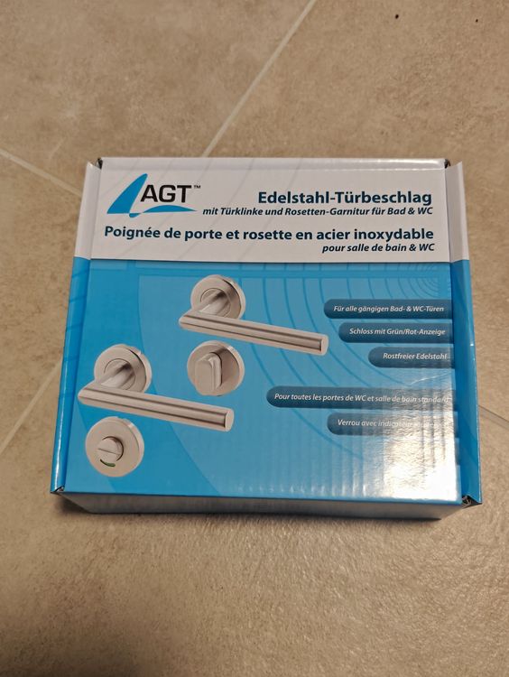 Edelstahl Tür Beschlag für Bad/WC | Kaufen auf Ricardo