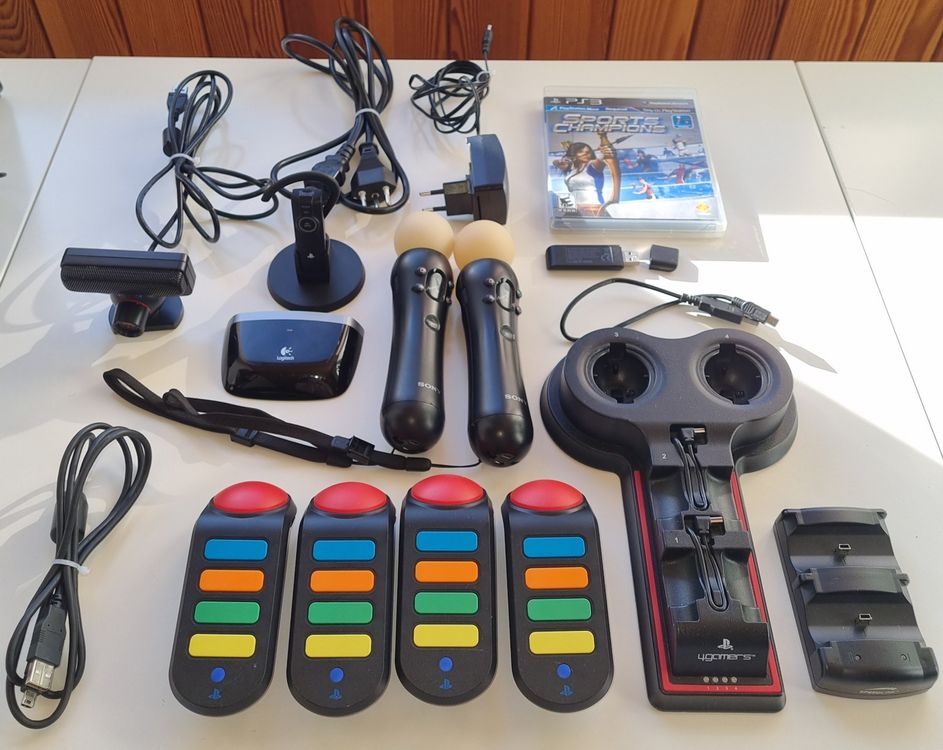 PS3 PlayStation Move Komplett-Set inkl. Sports Champions (Gebraucht) in ...
