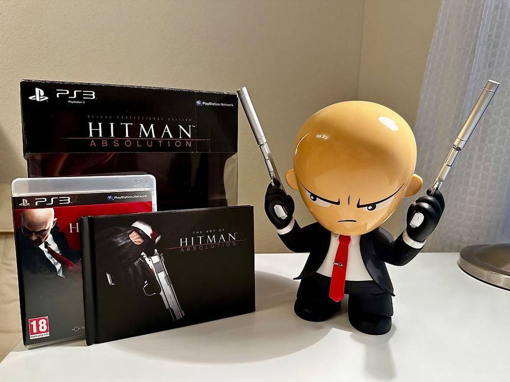 Hitman Absolution / Agent 47 Figur, Artbook, PS3-Game (Gebraucht) in ...