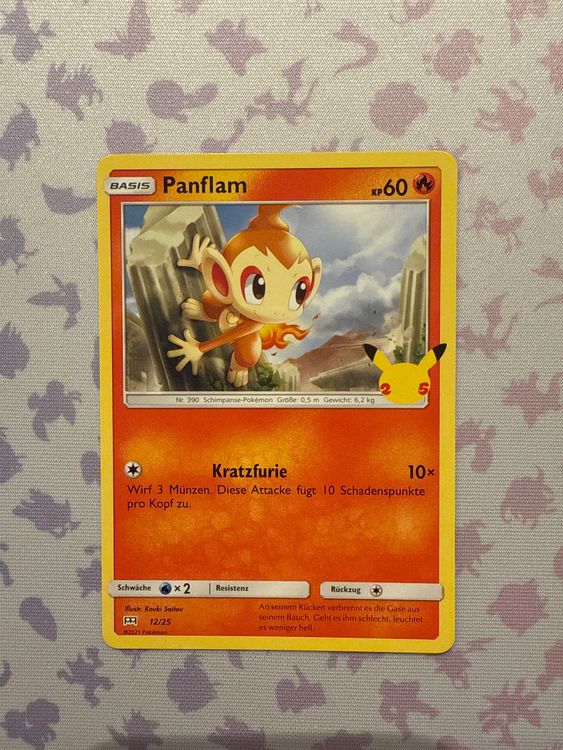 Panflam 12/25- Pokemon MCD 2021 - 25 Jubiläum (Neu (gemäss Beschreibung ...