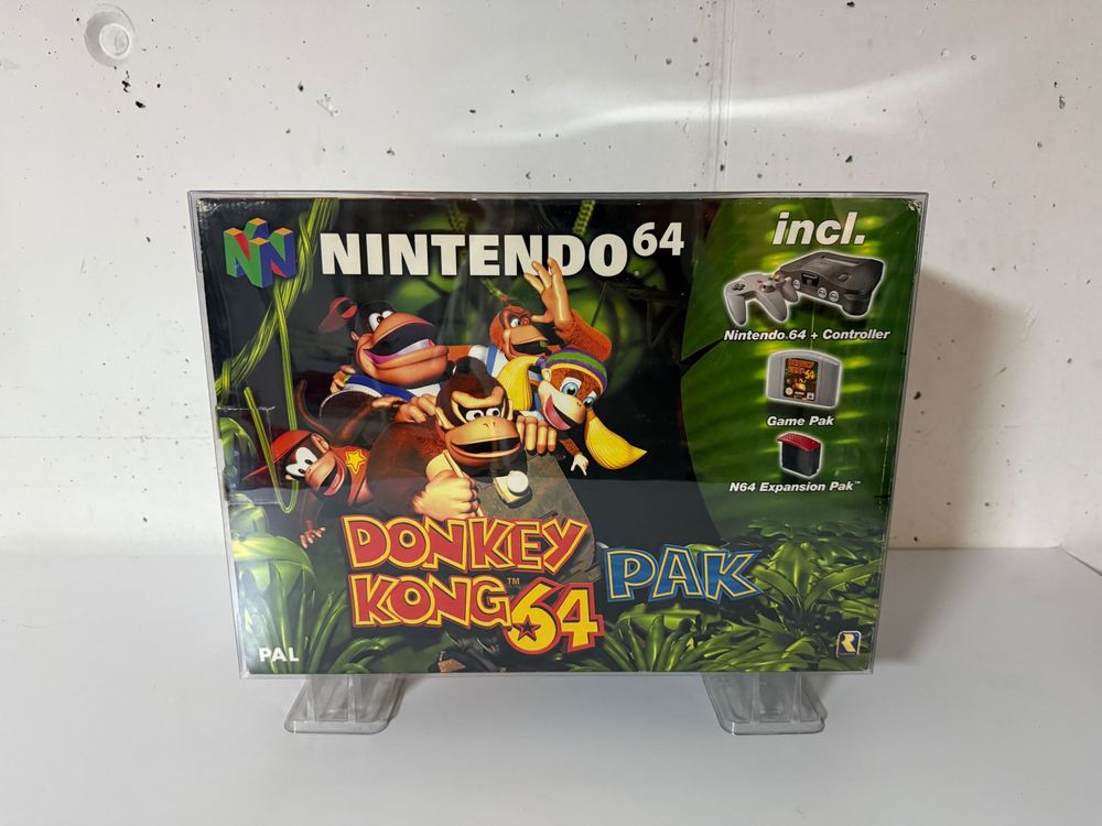 🔥N64 Donkey Kong Edition Neu mit Ovp top Zustand 🔥 (Neu (gemäss ...