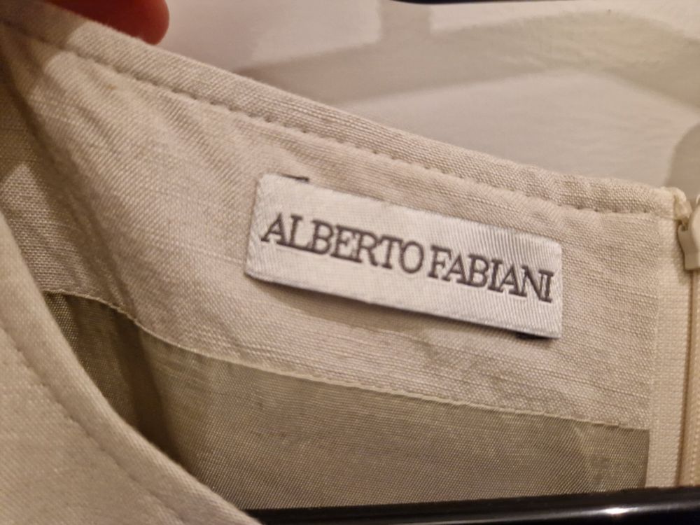 Halblanges Leinenkleid von Alberto Fabiani | Kaufen auf Ricardo