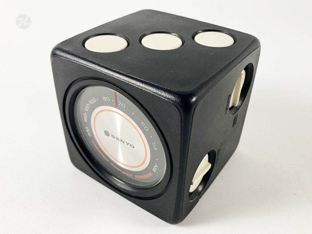 SANYO PP1711 Dice AM Radio Vintage Würfelradio 70s Design (Gebraucht ...
