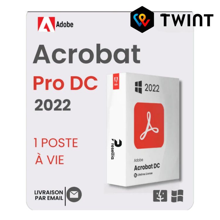 Adobe Acrobat Pro DC Licence à vie - Envoi immédiat (Neuf (Voir ...