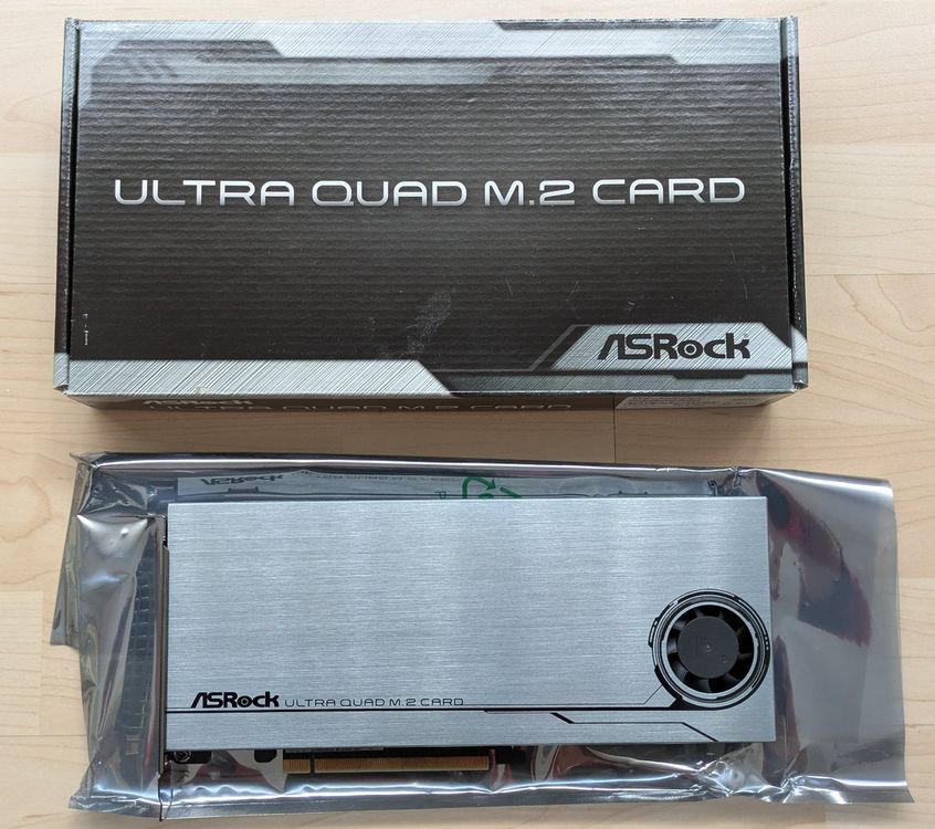 Asrock Ultra Quad m.2 Karte / 4x m.2 NVME Storage (Gebraucht) in Münchenbuchsee für CHF 16 – mit ...