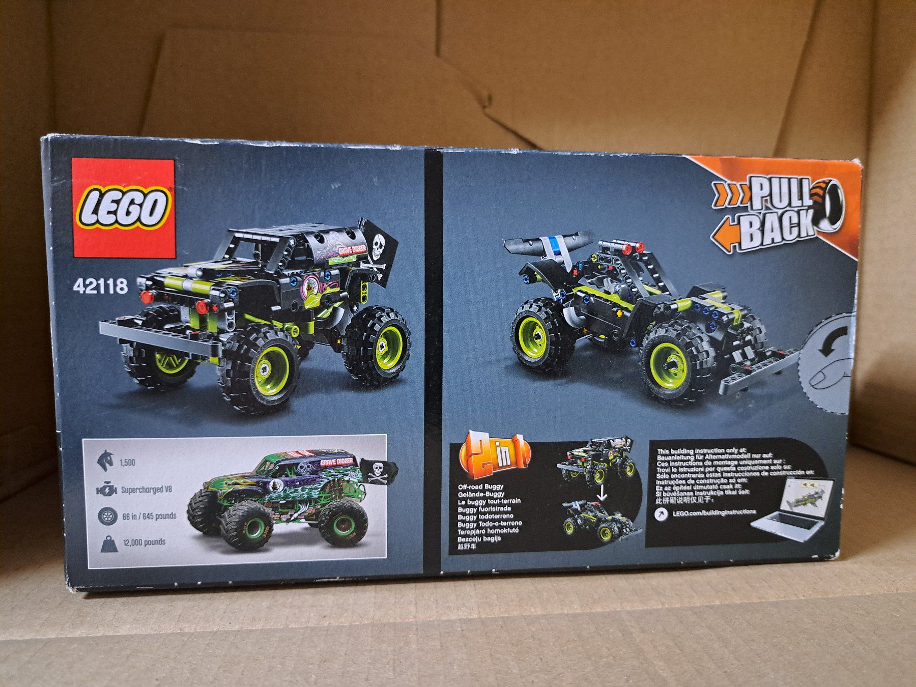 Lego TECHNIC 42118 Monster Jam Grave Digger (Neu und originalverpackt ...