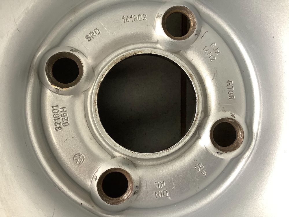 VW Felge Golf Stahl Original Golf 2 ET 38 6 J 14 H2 Jetta (Gebraucht ...