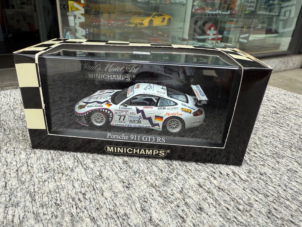 Minichamps 1:43 Porsche 911 GT3 RS Le Mans 2001 400016977 (Gebraucht) in Chiasso für CHF 44.5 ...