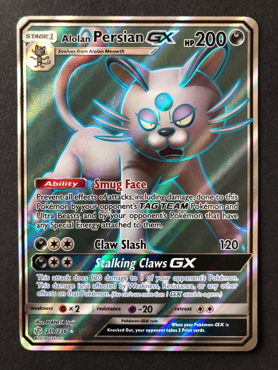 🇬🇧 Cosmic Eclipse Alolan Persian 219/236 Ultra Pokemon SM | Kaufen auf ...