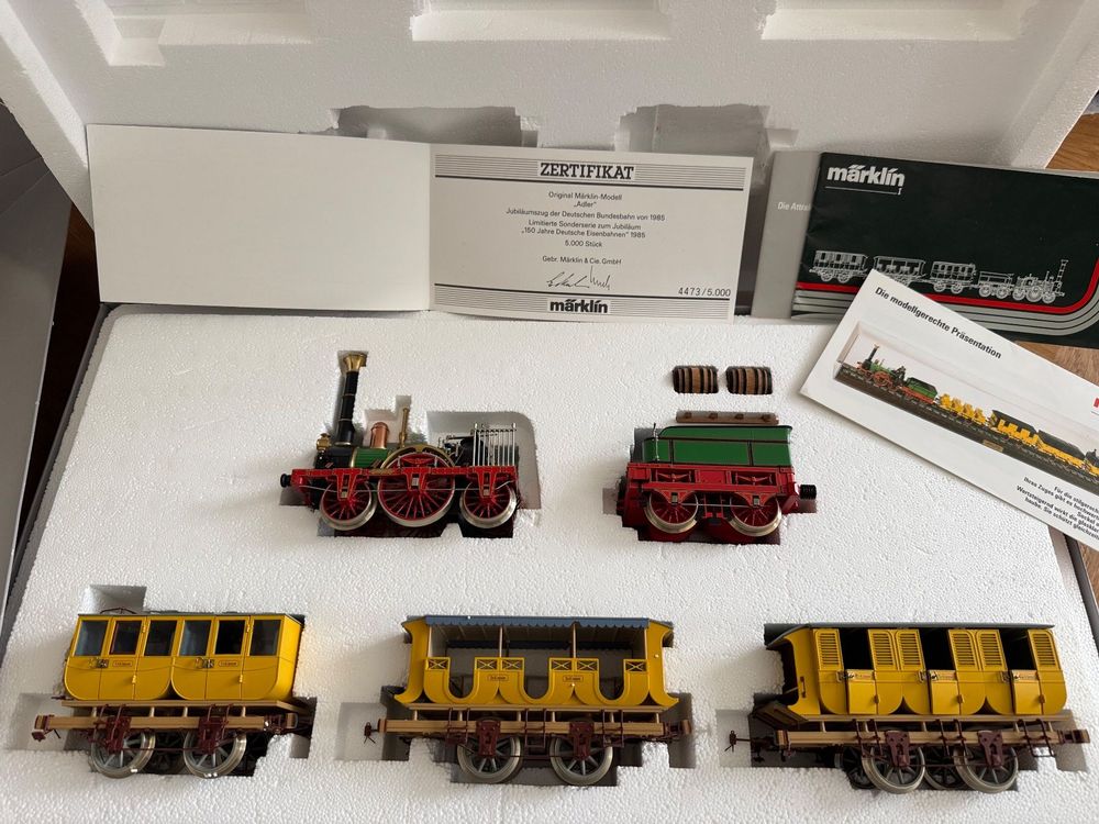 Märklin - Adler Jubiläumszug, 5751, inkl. Figuren, OVP (Gebraucht) in ...