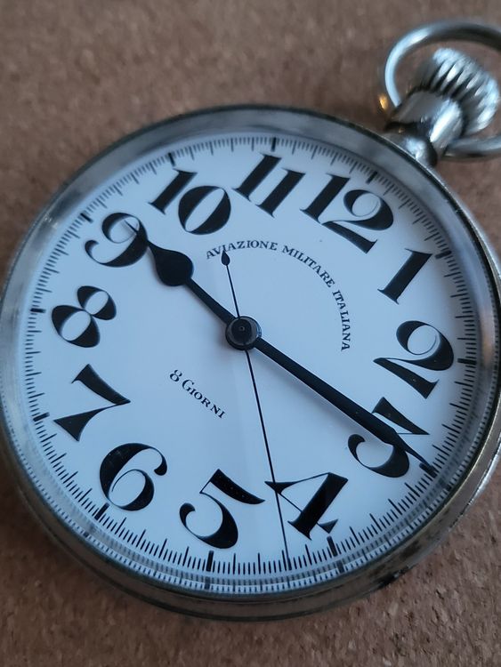 TASCHENUHR Octidi Aviazione Militare Italiana 8 Giorni | Kaufen auf Ricardo