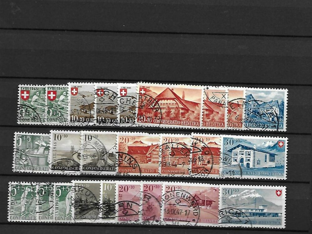 PP gest.Restlot 1945 - 1947 Kat: CHF 146.- | Kaufen auf Ricardo