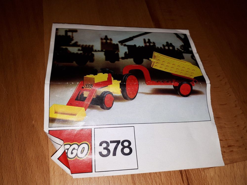 Lego 378, tracteur, Traktor, 1972 (Gebraucht) in Montricher für CHF 80 ...