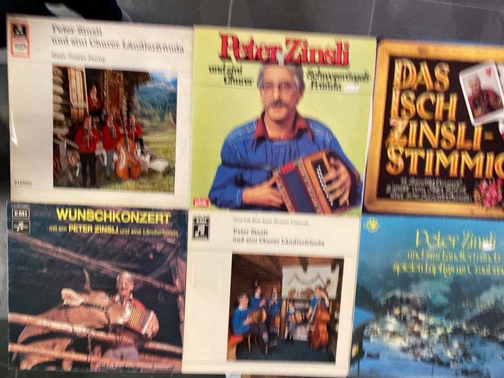 LP Sammlung Peter Zinsli und sine Ländlerfründa (Gebraucht) in Zuzwil SG für CHF 10 – mit ...