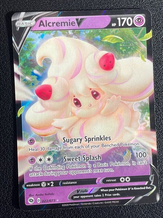 Alcremie V 022/073 Ultra Rare Pokémon Champion's Path | Kaufen auf Ricardo