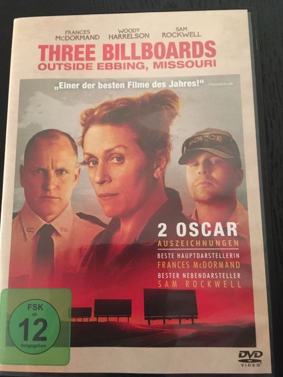 Three billboards outside Ebbing, Missouri (DVD) McDormand (Gebraucht ...