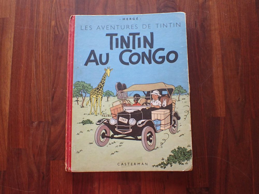 sehr altes Hergé TINTIN AU CONGO Comic Tim und Struppi (Gebraucht) in ...