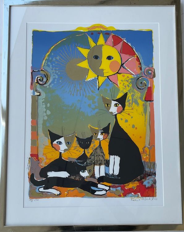 Rosina WACHTMEISTER (1939) Lithographie handsigniert | Kaufen auf Ricardo