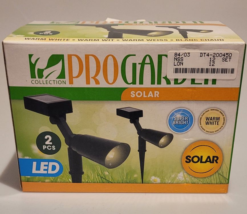 Solarlampe Led Pro Garden (Neu und originalverpackt) in für CHF 6 – mit ...