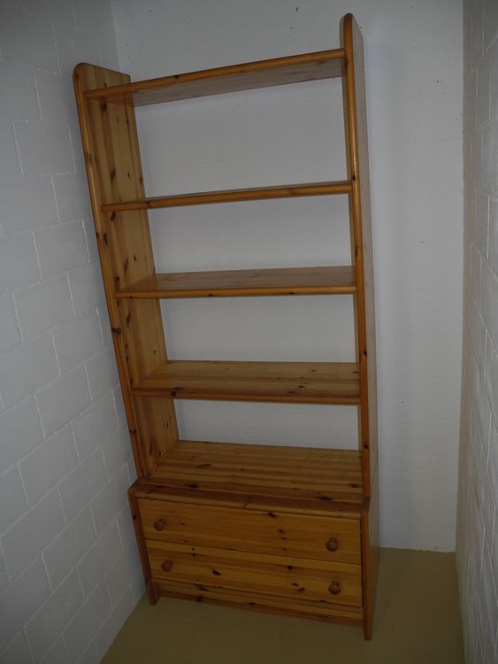 Regal Gestell massiv Holz mit Schubladen | Acheter sur Ricardo