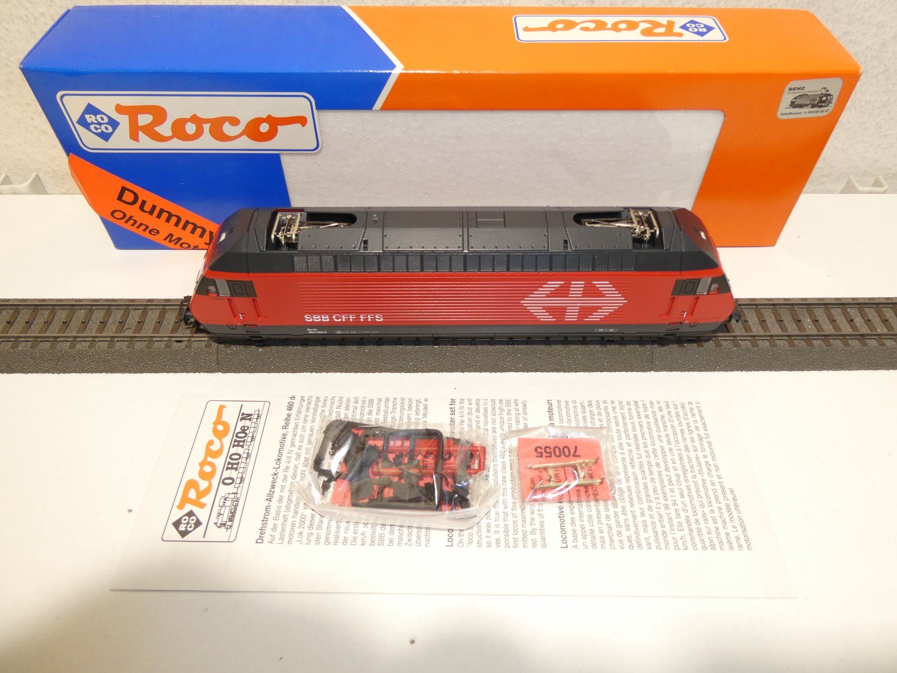 Roco Lokomotive Dummy SBB Re 460 029-2 Eulach HO 43655.3 (Gebraucht) in ...