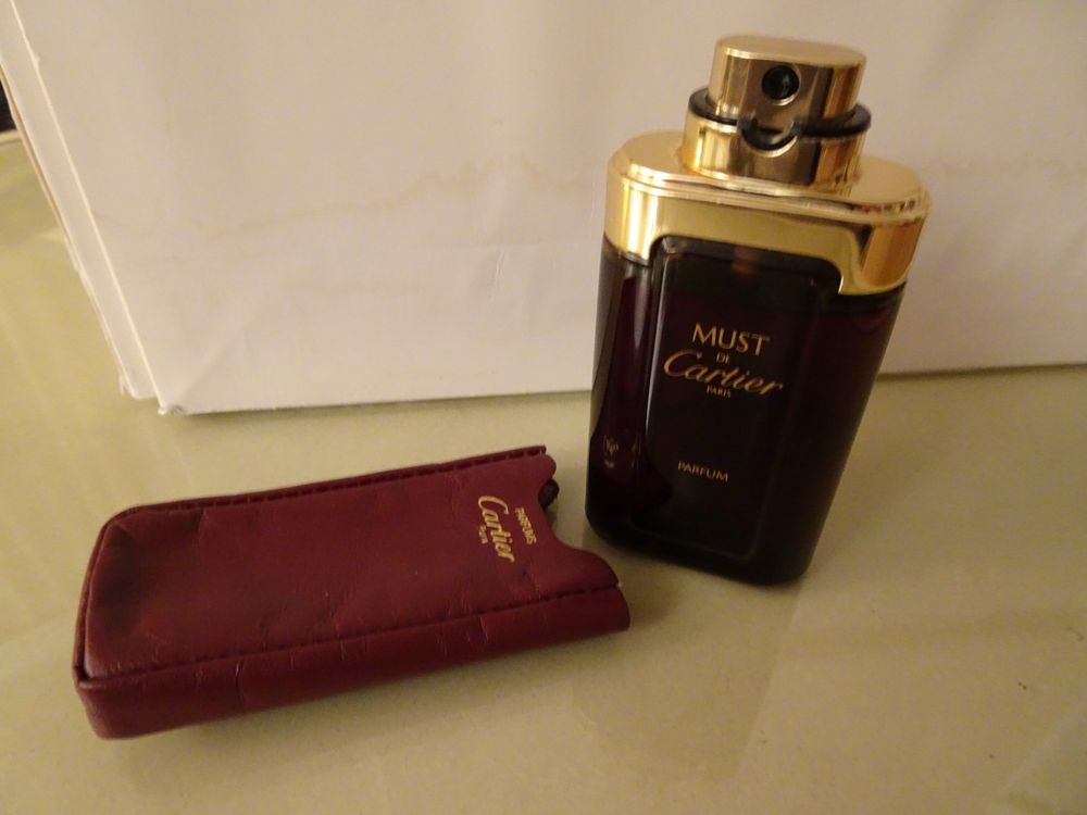 ORIGINAL Cartier PARFUM PUR *MUST* (1996) 1st Version 50ml (Gebraucht ...