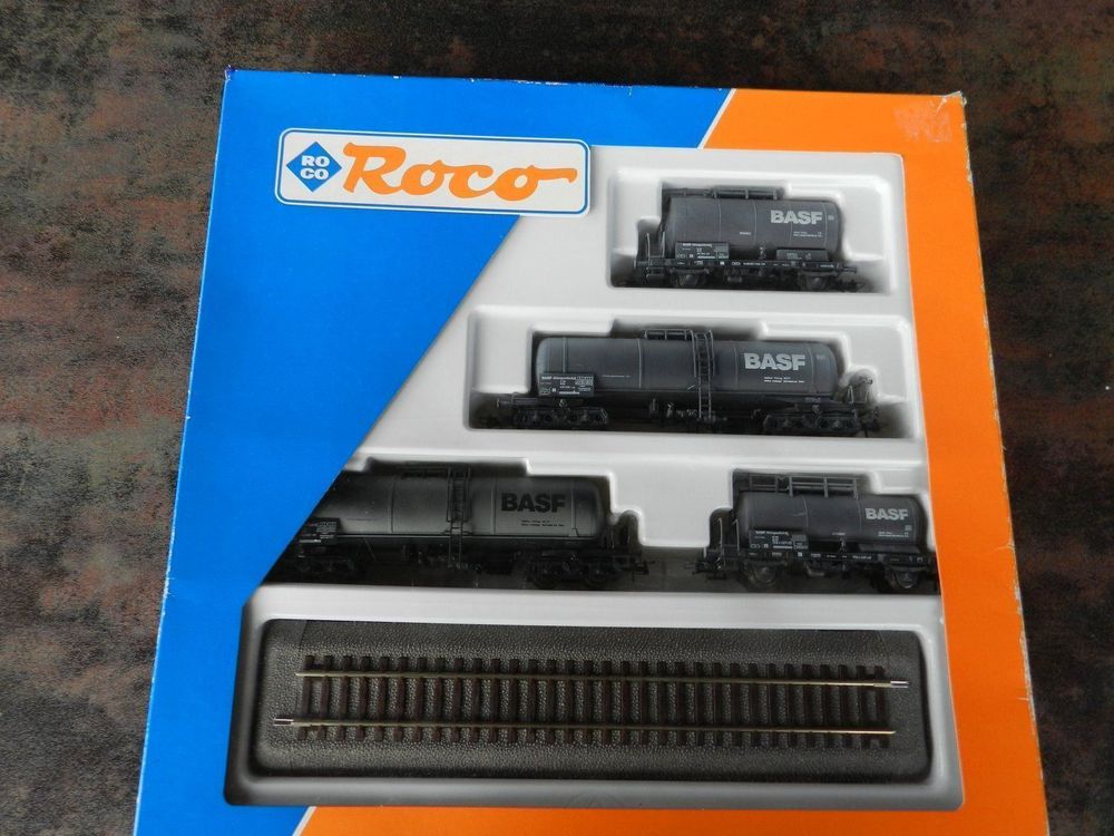 H0 DC Roco Kesselwagen BASF 4 St | Kaufen auf Ricardo