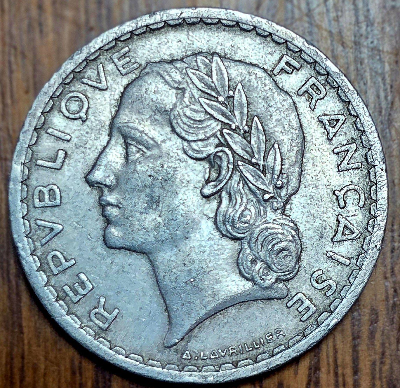 Francia 5 Franc 1947 Aluminio (Usato) a Rohrbach per CHF 1 – con ...