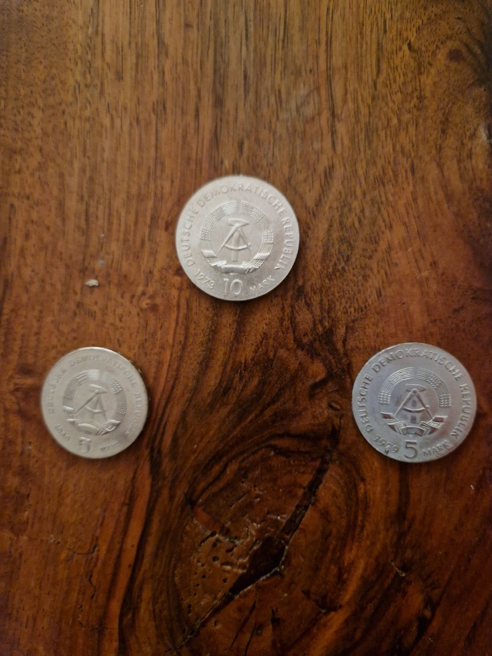 3 DDR Silbermünzen: Hertz ,Brecht und Einstein aus den 70er (Gebraucht ...