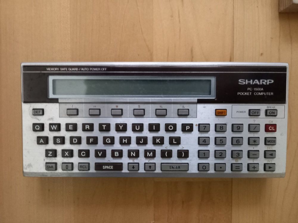 SHARP PC 1500A POCKET COMPUTER | Kaufen auf Ricardo