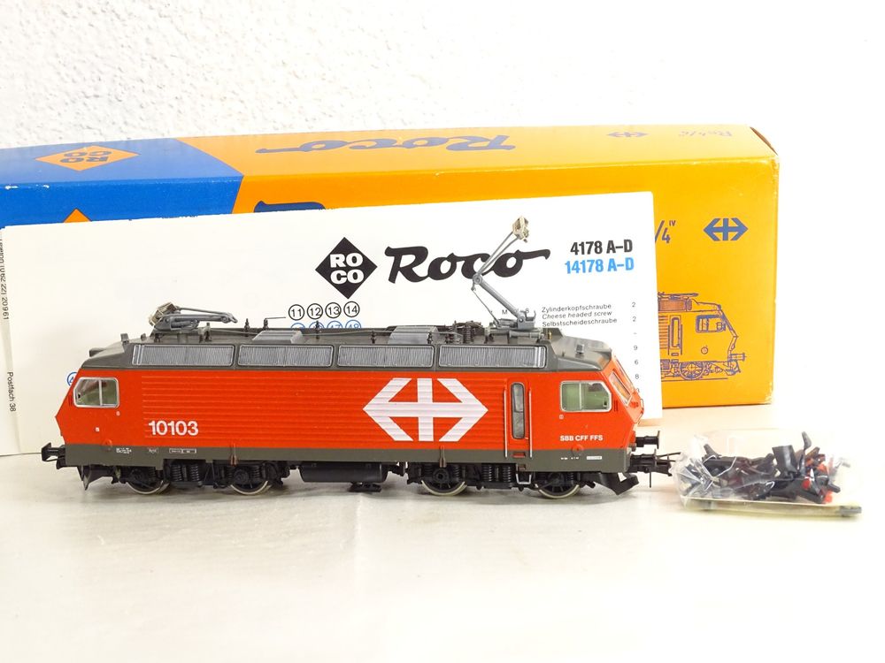 Roco 04178B, Re4/4, SBB/CFF, 10103 Rot, H0,GS/DC,OVP | Kaufen auf Ricardo