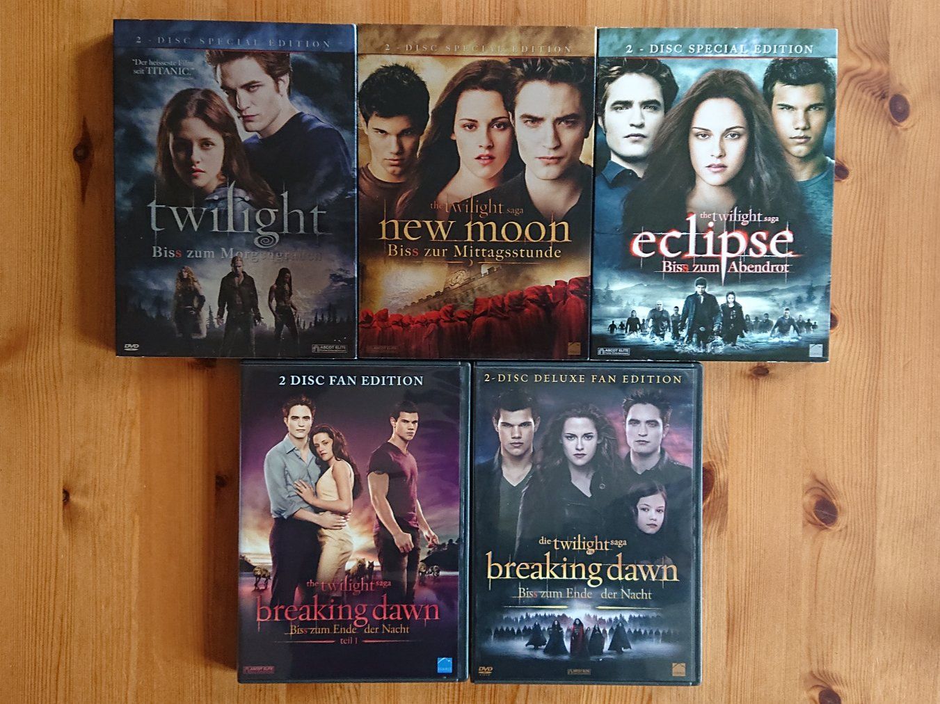 THE TWILIGHT SAGA 1 bis 5 auf DVD 2 Disc Edition (Gebraucht) in ...