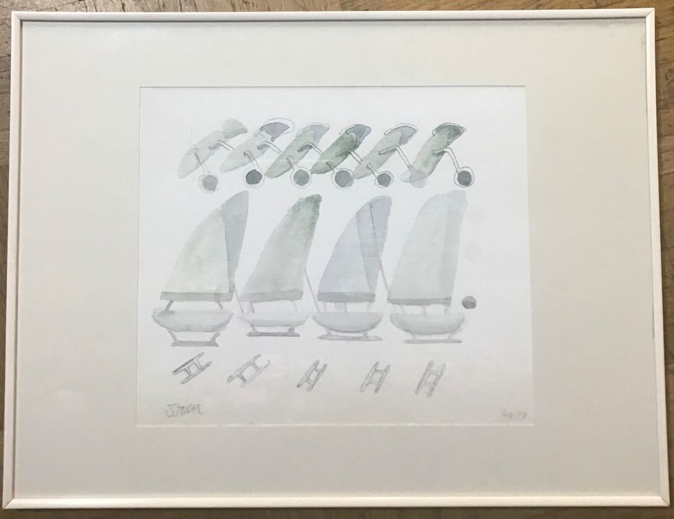 Harold STUDER (1942-2000) Aquarell Handsigniert | Kaufen auf Ricardo