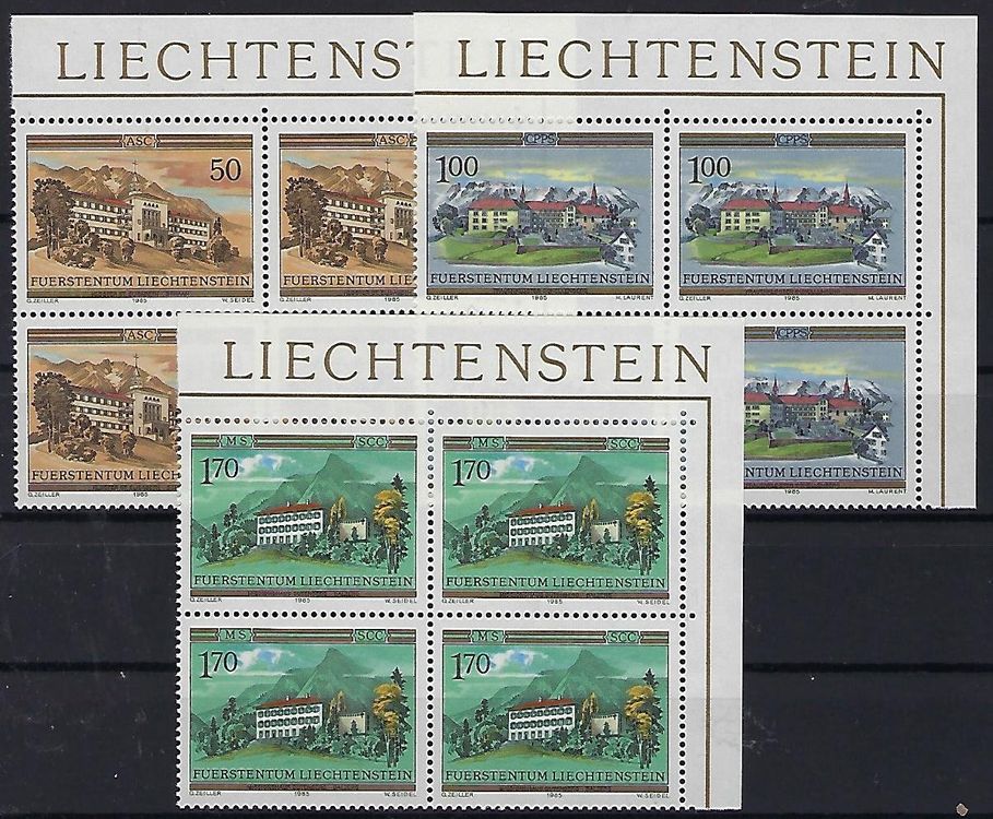 Liechtenstein 1985 Viererblock Lot 11638 (Gebraucht) in Lunden für CHF 2 – mit Lieferung auf ...