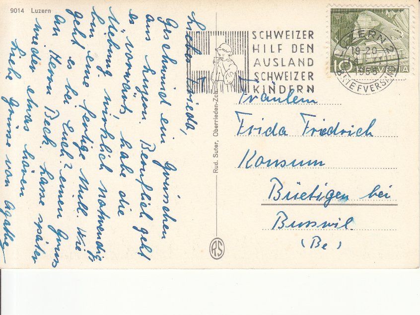 Luzer, R. Suter, 1955 (Gebraucht) in Bürglen TG für CHF 3.5 – mit ...